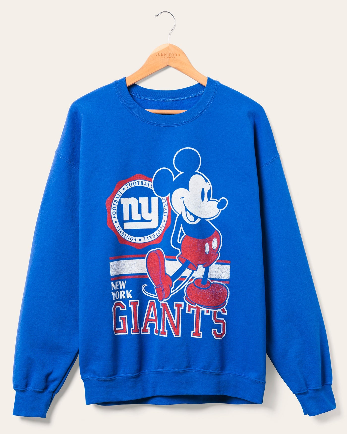 New York Giants Mickey Crew Fleece – Junk Food Clothing