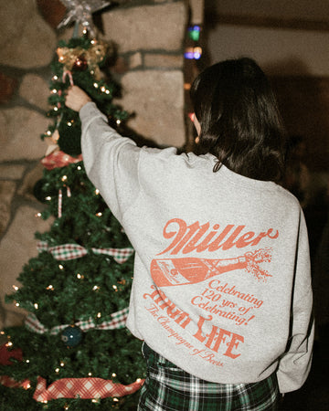 Miller High Life 120th Anniversary Flea Market Fleece – Junk Food Clothing
