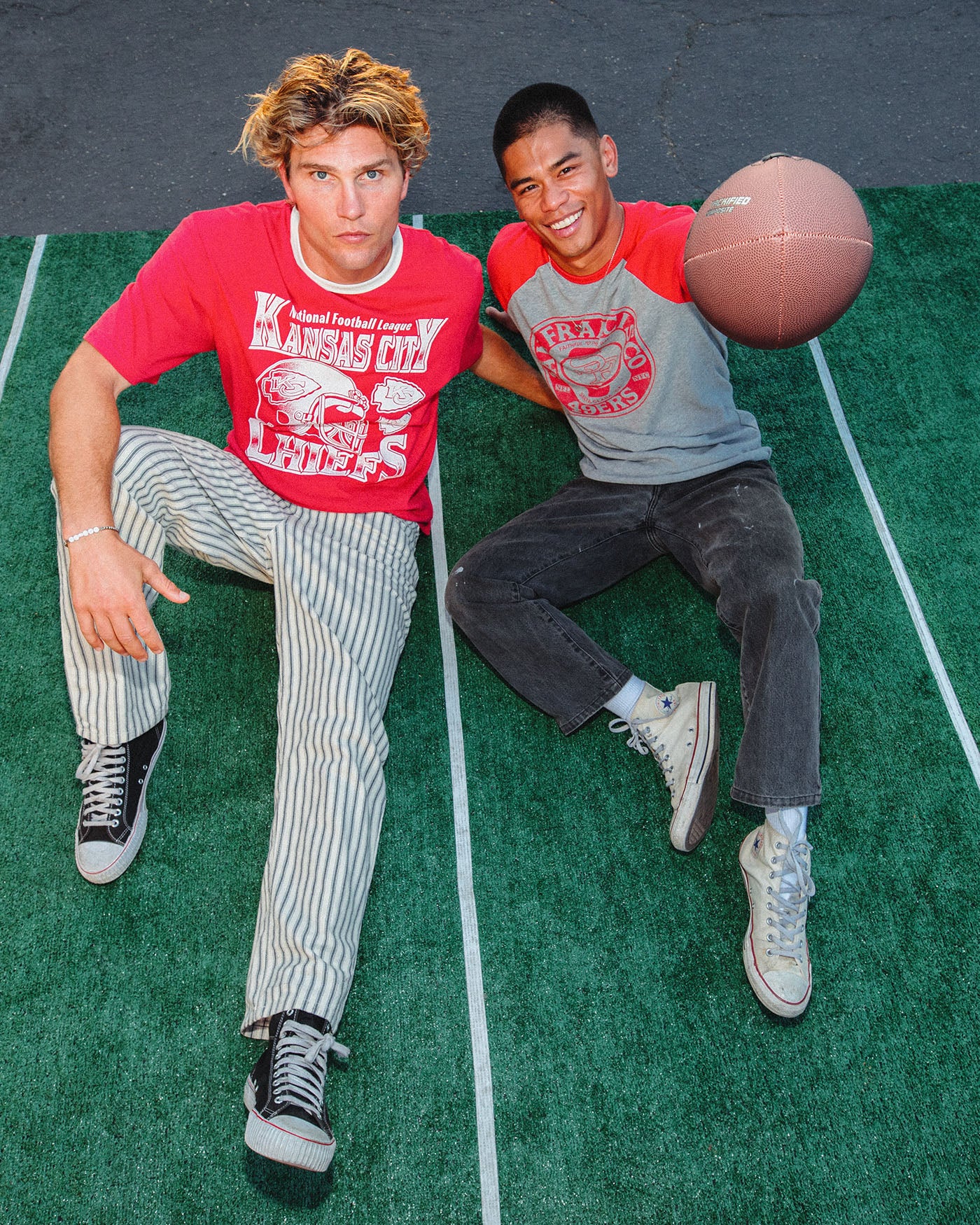 Kansas City Chiefs Oversized Ringer Tee | Junk Food Clothing