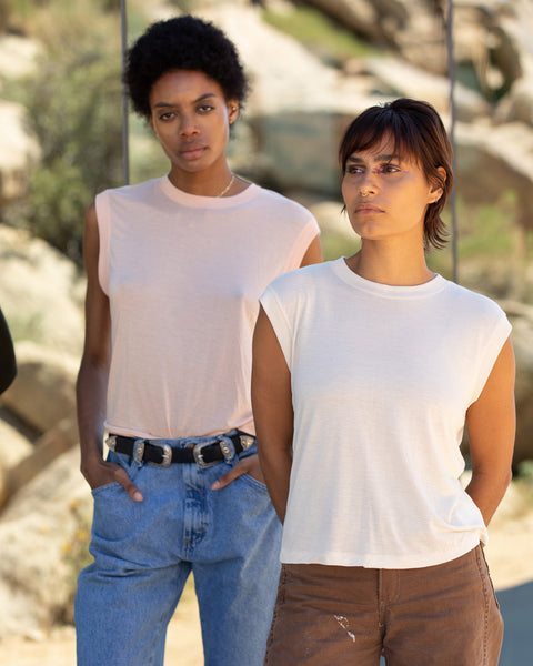 Women's Vintage Tissue Muscle Tank | Junk Food Clothing