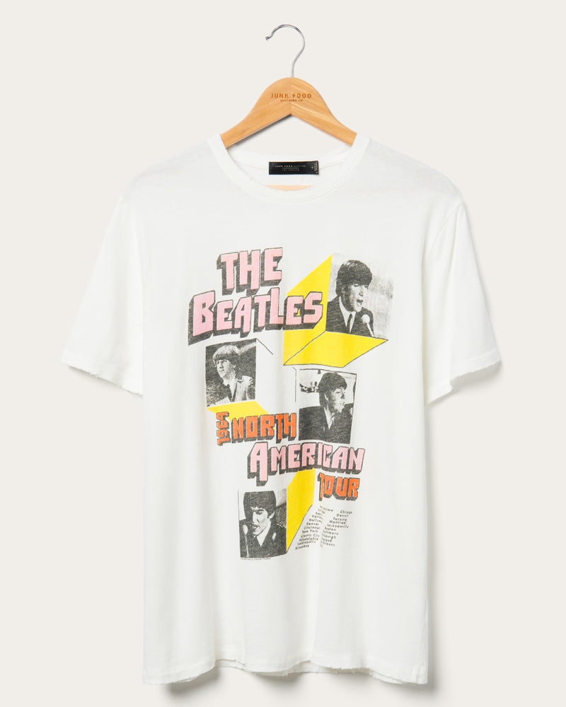 The Beatles North American Tour 3D Boxes Vintage Tee | Junk Food Clothing
