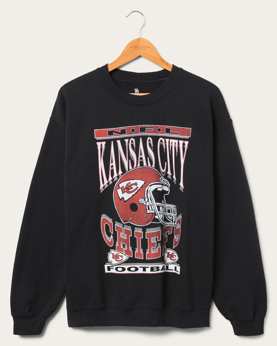 Kansas City Chiefs Helmet Flea Market Crew – Junk Food Clothing