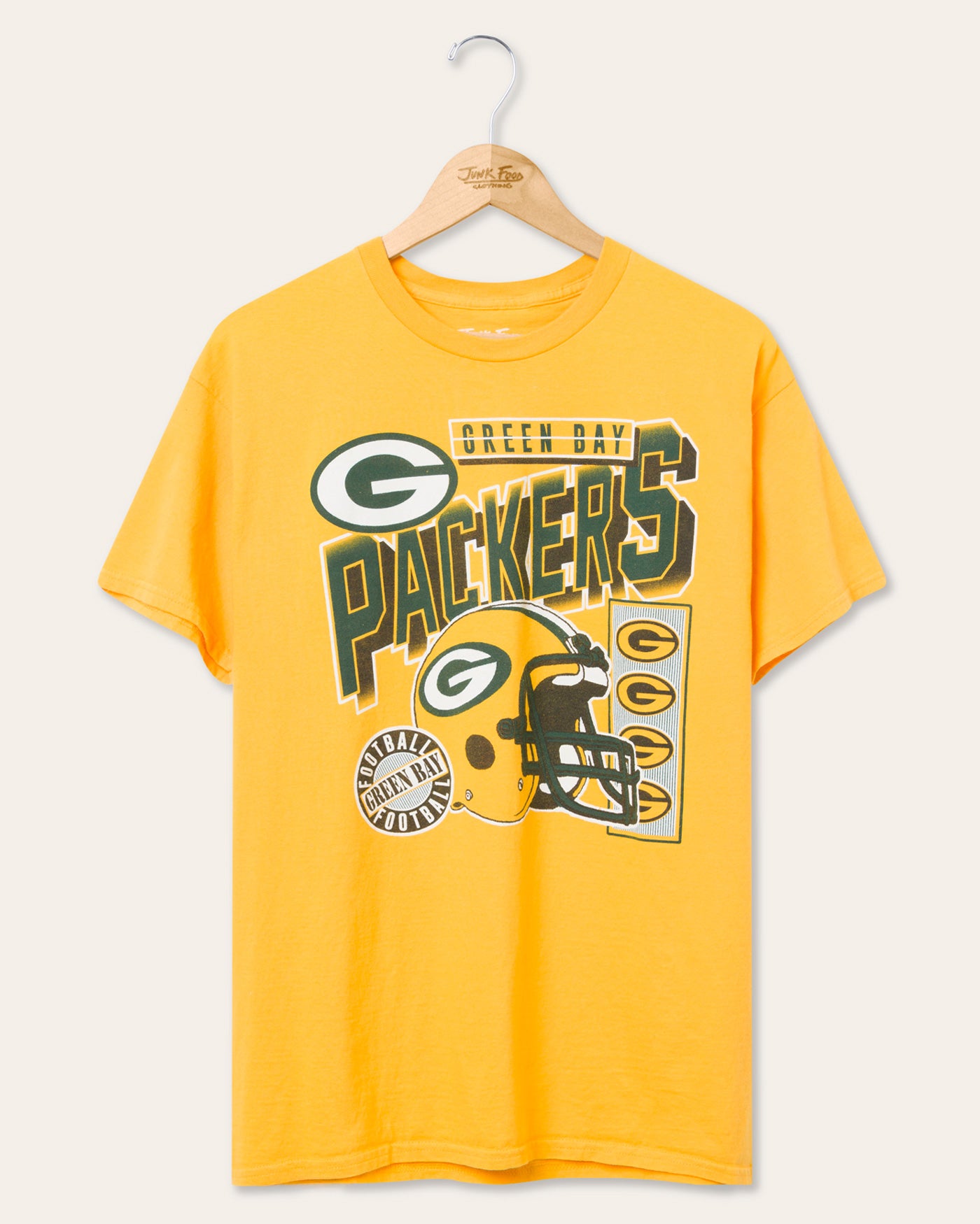 Green Bay Packers Checkdown Flea Market Tee – Junk Food Clothing