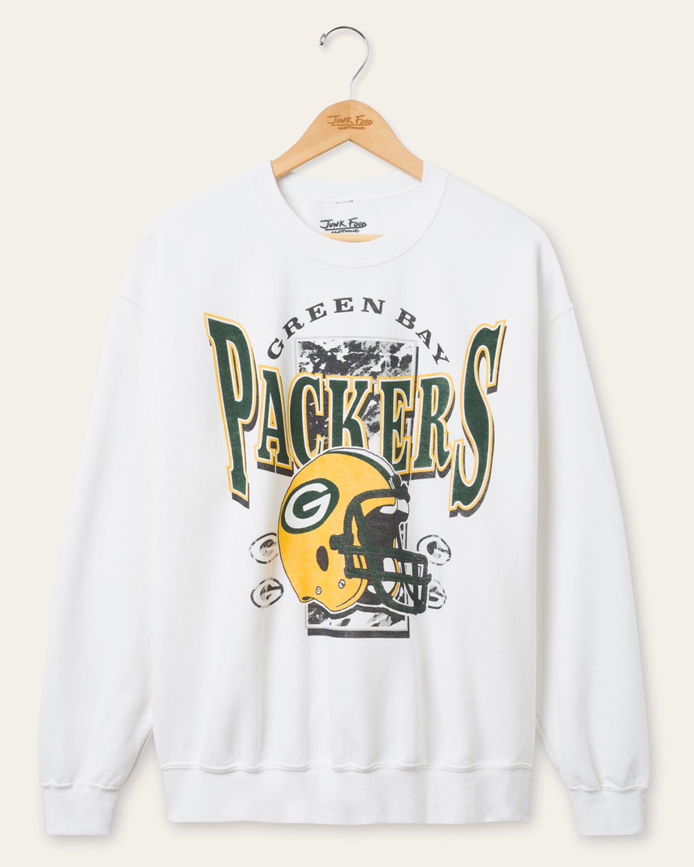 Green Bay Packers Conversion Flea Market Crew Fleece – Junk Food Clothing
