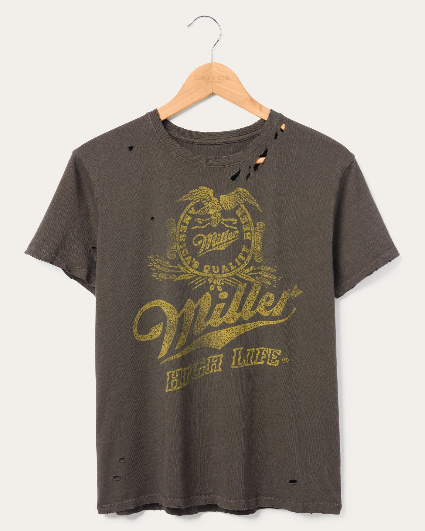 Women's Miller High Life Vintage Destroy Tee – Junk Food Clothing