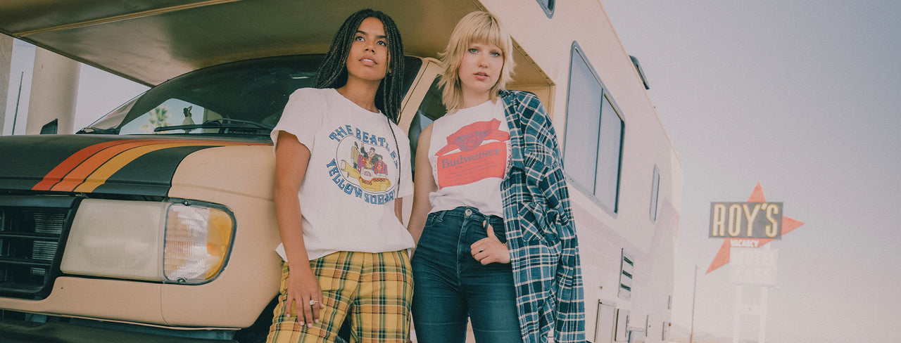 Womens Graphic Tees & Vintage Shirts | Junk Food Clothing