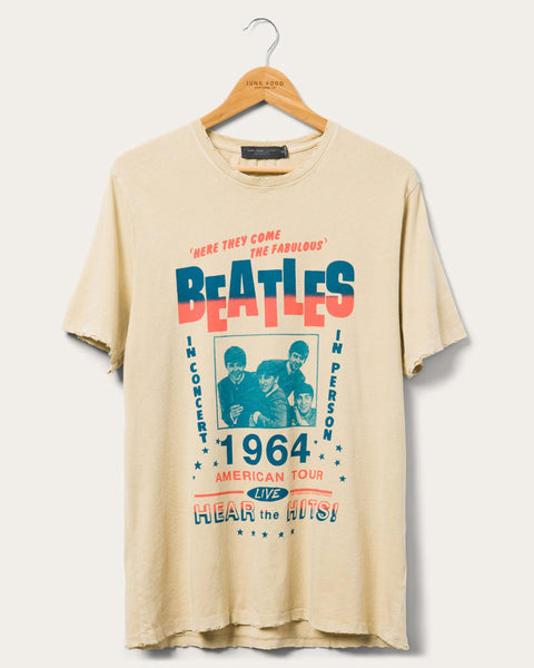 The Beatles 1964 Tour Vintage Tee | Junk Food Clothing | Junk Food Clothing